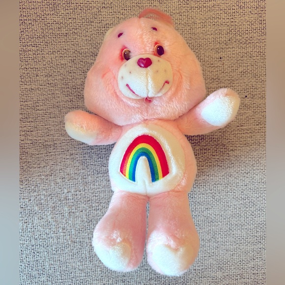 Care Bears | Toys | Vintage 983 Pink Lovealot Care Bear 12 Plush ...